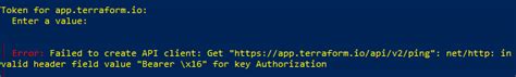 Terraform012 Terraform Failed Api Authorization Stack Overflow
