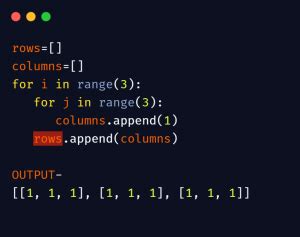 Python 2d List From Basic To Advance Python Pool