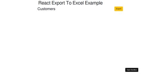 Export Xlsx Component Codesandbox
