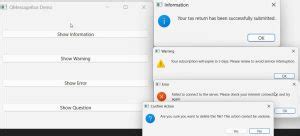 Create Alert Dialogs With QMessageBox In PyQt6