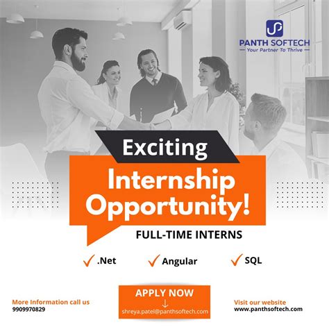 internship dotnet angular sql ahmedabadjobs panthsoftech