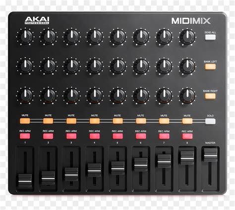 Akai S Midimix Is A 99 Usb Mixer Controller With One Midimix Akai Clipart 3862017 PikPng