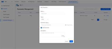 Parameter Management Solarenginehelpsite