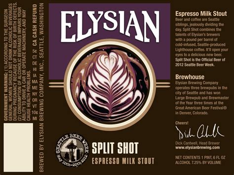 Elysian Brewing Releases Peste And Split Shot