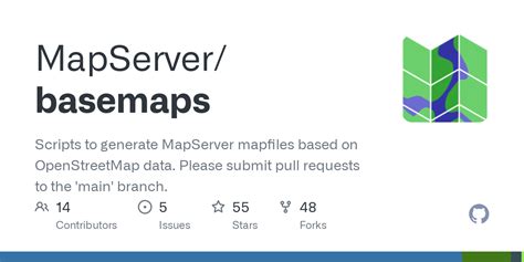 github mapserver basemaps scripts to generate mapserver mapfiles