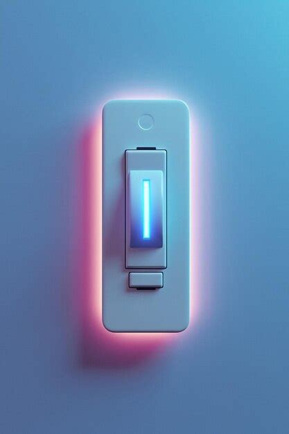 An Invitation Design With A Minimalist 3d Power Switch In The Off
