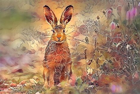 Hare Stare By Recycledrelatives On Deviantart