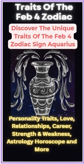 Discover The Unique Traits Of The Feb 4 Zodiac Sign Aquarius