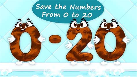 save the numbers 0 to 20 learn numbers and counting in a fun and