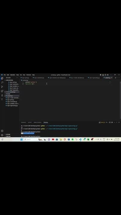 Python Comment Out Python Comments Python Python3 Shorts Short