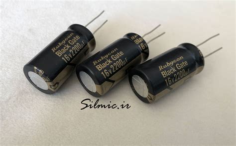 Rubycon Black Gate Std Series 2200uf 16v Electrolytic Capacitor