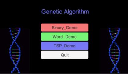 Genetic Algorithm Developed In Unity D Game Developer SwordMaster