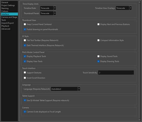Storyboard Pro 24 Online Help Interface