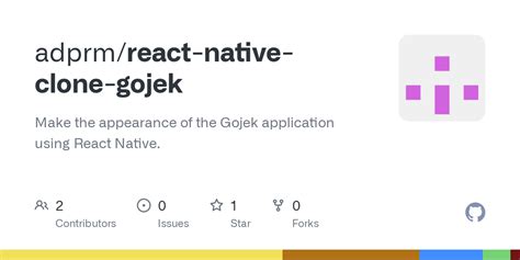 GitHub Adprm React Native Clone Gojek Make The Appearance Of The Gojek Application Using