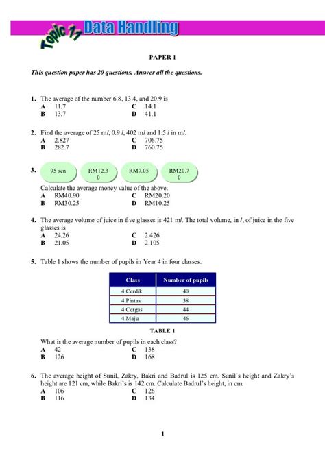 Topic 11 Data Handling