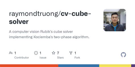 Github Raymondtruongcv Cube Solver A Computer Vision Rubiks Cube Solver Implementing