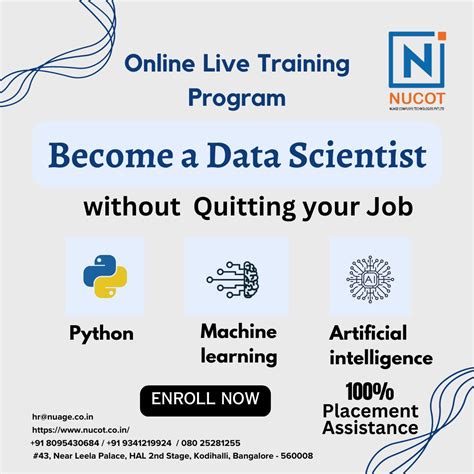 Nucot Bangalore On Linkedin Datascience Datasciencewithpython Data Datascience