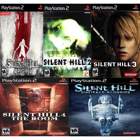 Kit Silent Hill Collection Com 5 Jogos Ps2 Shopee Brasil