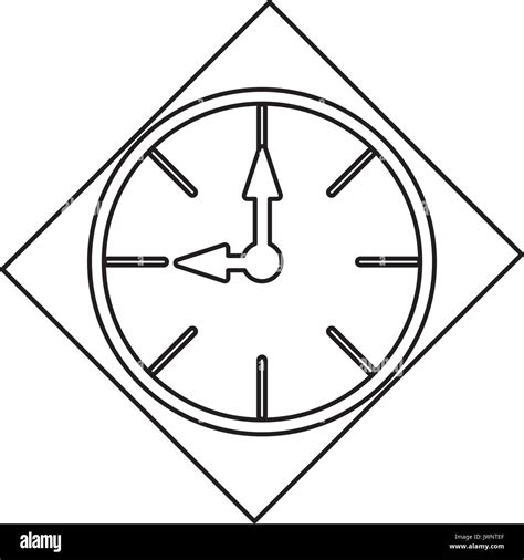 Clock Time Isolated Stock Vector Image Art Alamy