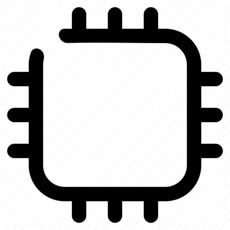 Chip Technology Processor Cpu Industry Icon Download On Iconfinder