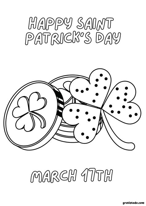 Dibujos Del Día De San Patricio Para Colorear E Imprimir Gratis