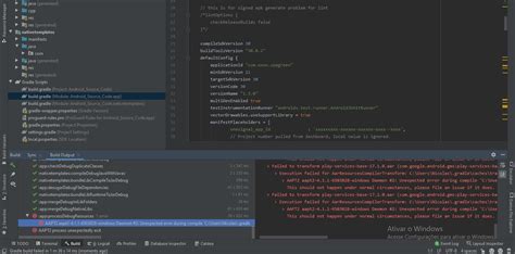 Android Studio With Aapt Windows Problems Stack Overflow
