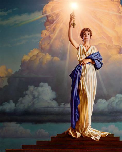 Columbia Torch Lady 3d Render Digital Art By Lewicossiscottish