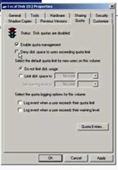 Quota Path Error On Sever 2008r2 When Trying To Create Fsrm Quota