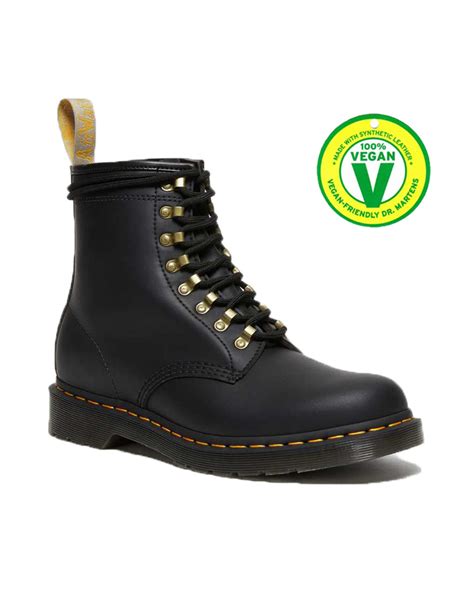 Dr Martens Vegan 1460 Hdw Black Kemble Pu R27649001 Boutique X20 Mtl