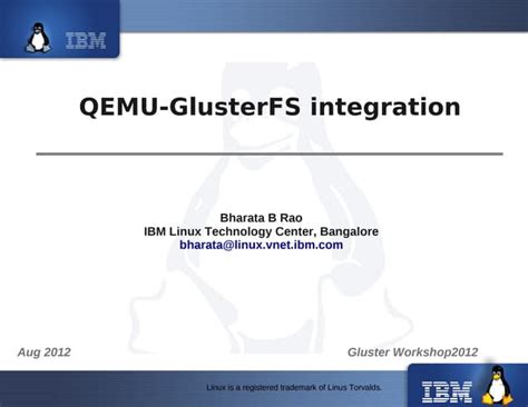 Qemu Gluster Fs Ppt