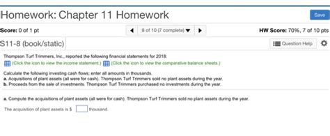 Solved Homework Chapter 11 Homework Save Score 0 Of 1 Pt 9