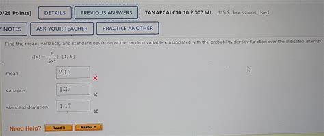 Solved I May Be Doing It Wrong Or Webassign Is Wrong I