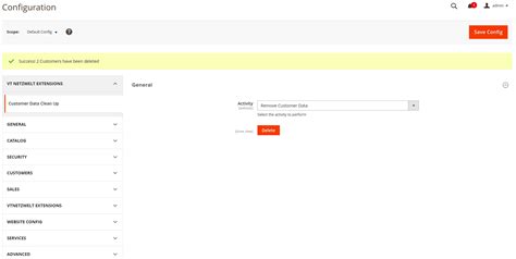 customer data remove magento extension vtnetzwelt