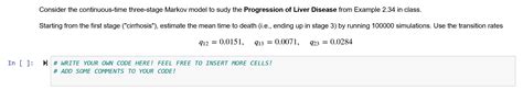 Consider The Continuous Time Three Stage Markov Model Chegg Com