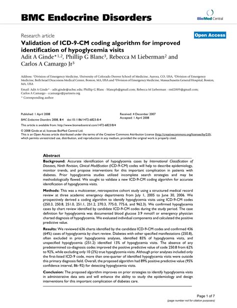 pdf validation of icd 9 cm coding algorithm for improved