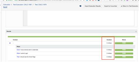 Xray 2853 Cucumber Step Results Dont Display The Duration Xblend