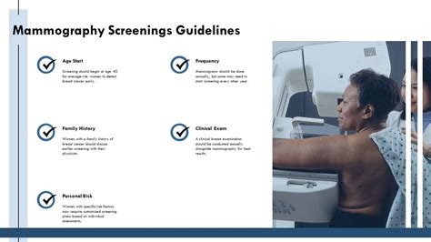 Mammography Screenings Guidelines Mammography Ppt Outline St Ai Ss Ppt Presentation