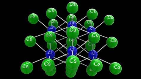 3d Model Caesium Chloride Structure Turbosquid 2331066