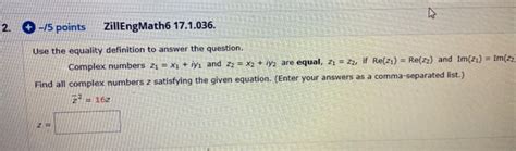 solved 2 o 15 points zillengmath6 17 1 036 use the