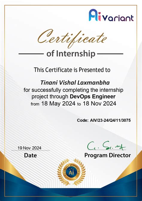 Devops Internship Careergrowth Learningjourney Vishal Tinani