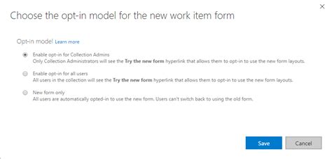 Enable New Work Item Form In Tfs 15 • Codewrecks