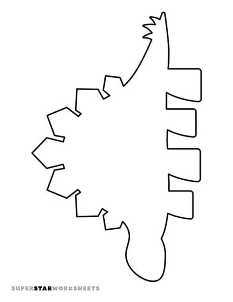 Dinosaur Templates Dinosaur Template Dinosaur Crafts Dinosaur Outline