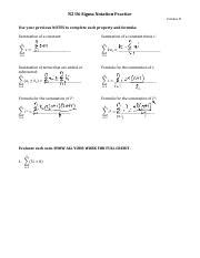 Practice Calculus Sigma Notation Summation Of Constants And Course Hero
