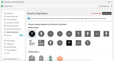 Scroll To Top Button Set Up Searchanise Documentation