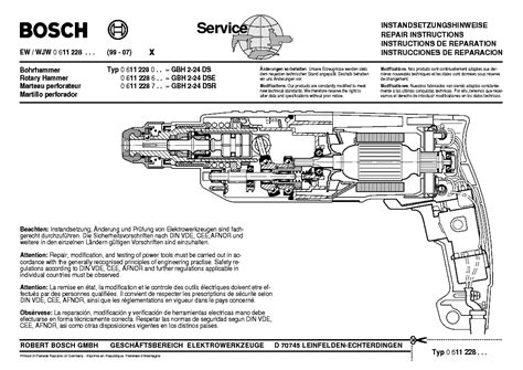 Gbh 2 24 dsr инструкция
