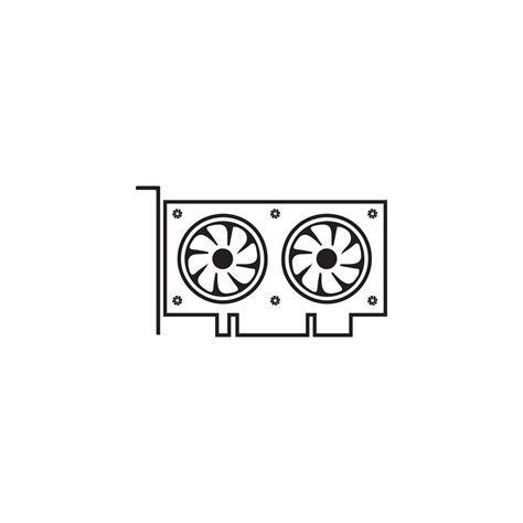 GPU Graphic Card Icon Vector 8441059 Vector Art At Vecteezy