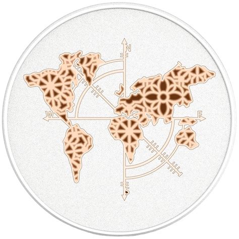 Compass Map Tire Cover For Jeep Wrangler Four Wheel Covers