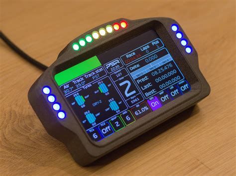 Sim Racing Dashboard Touchscreen Display Leds Rpm Simhub Gt Etsy Uk