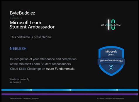 Neelesh Yadav On Linkedin Microsoftlearn Azurefundamentals Cloudskillschallenge