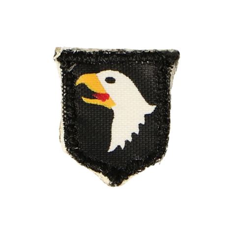 101st Airborne Screaming Eagle Patch Black Did Corp Machinegun